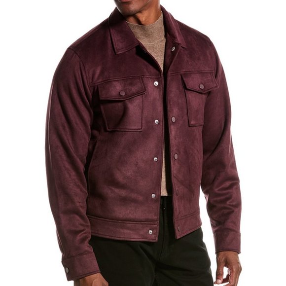 Robert Graham | Jackets & Coats | Robert Graham Vegan Suede Trucker ...